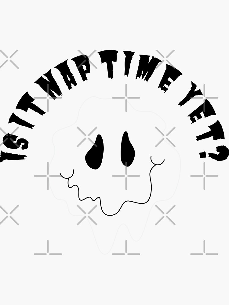 "IS IT NAP TIME? Logo" Sticker for Sale by ici1575 | Redbubble