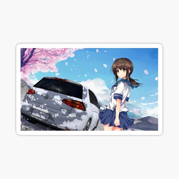 "JDM CAR ANIME" Sticker by Ryanmmp | Redbubble