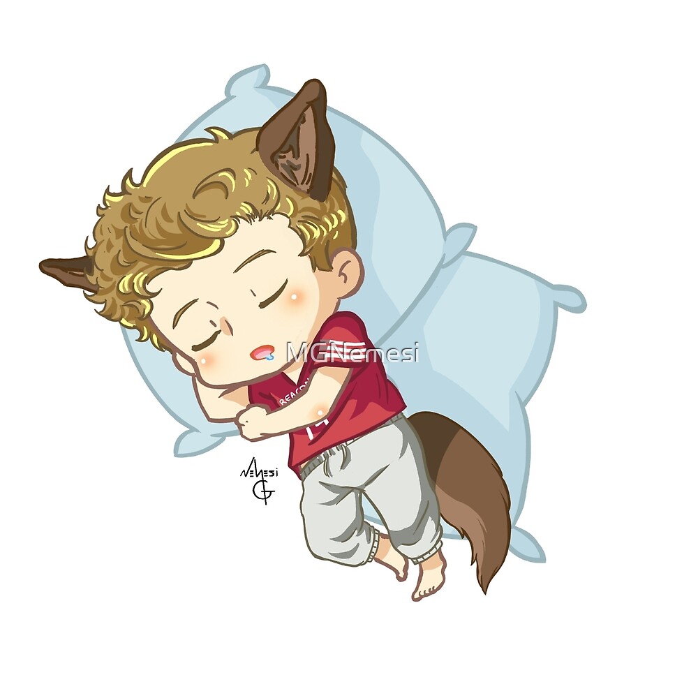 "Sleepy Beta Pup" by MGNemesi | Redbubble