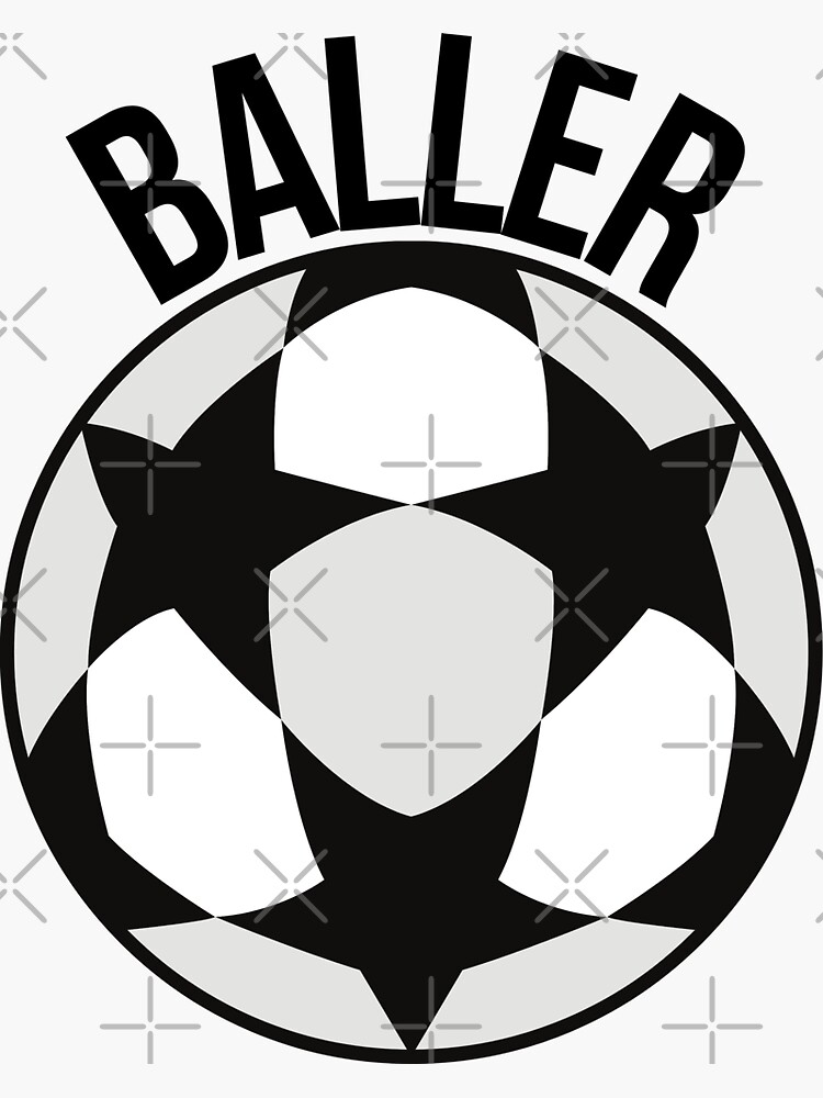 "Classic Soccer Baller" Sticker for Sale by ijdesigns | Redbubble
