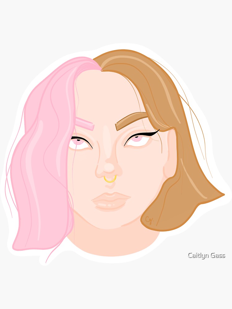 "Alternative Character Illustration" Sticker for Sale by ...