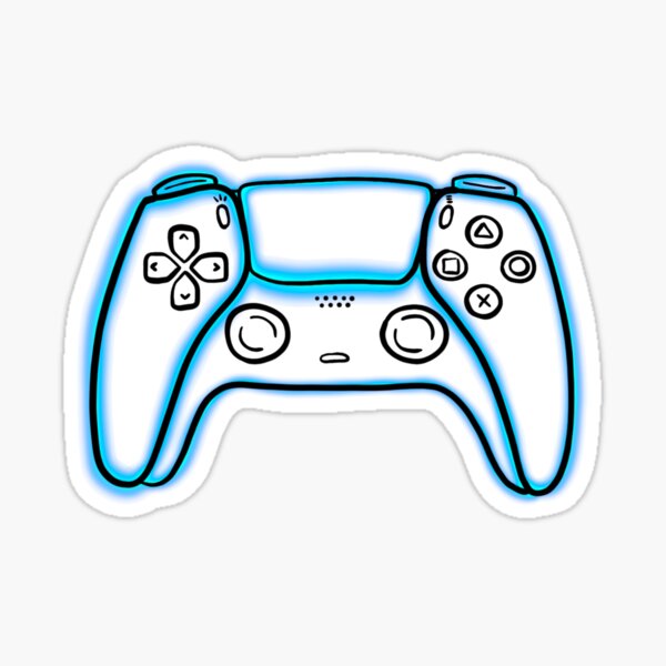 "Video Game Controller" Sticker for Sale by Ragpamuffin | Redbubble