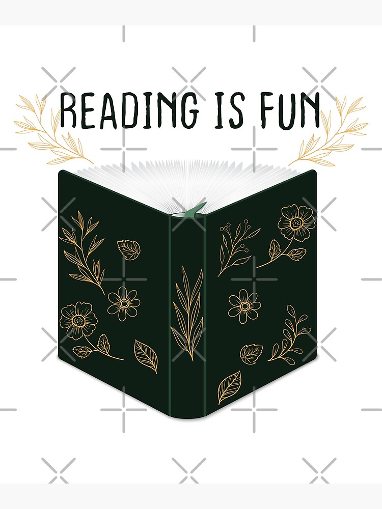 "Reading Is Fun" Poster for Sale by imanejamal | Redbubble