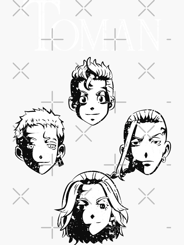 "TOMAN QUEEN STYLE (GRUNGE)" Sticker for Sale by FunGangStore | Redbubble