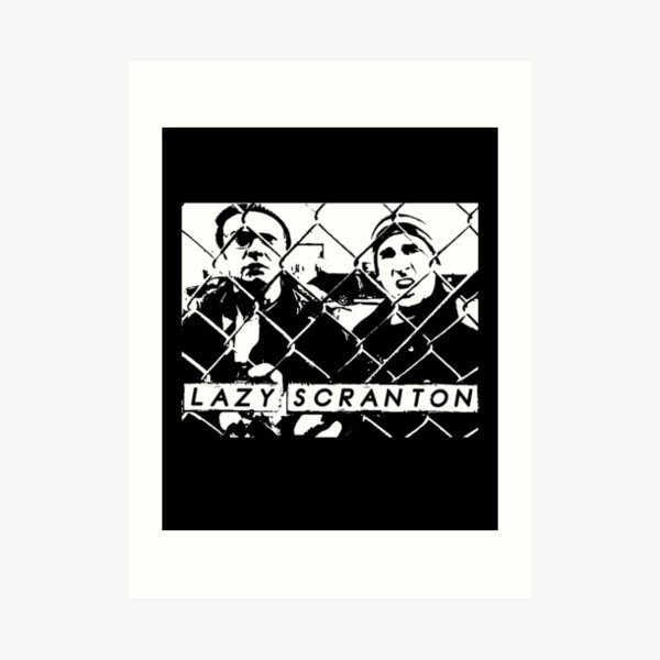 "Lazy Scranton The Office Michael and Dwight Rap The Electric City" Art ...