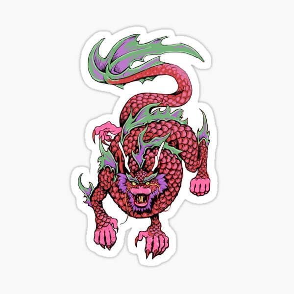 "Wyrm" Sticker by Jonesha | Redbubble
