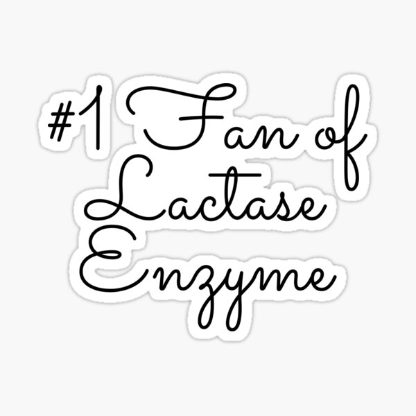 "Dairy-free Pride, Lactase Enzyme" Sticker for Sale by HarleyStore ...