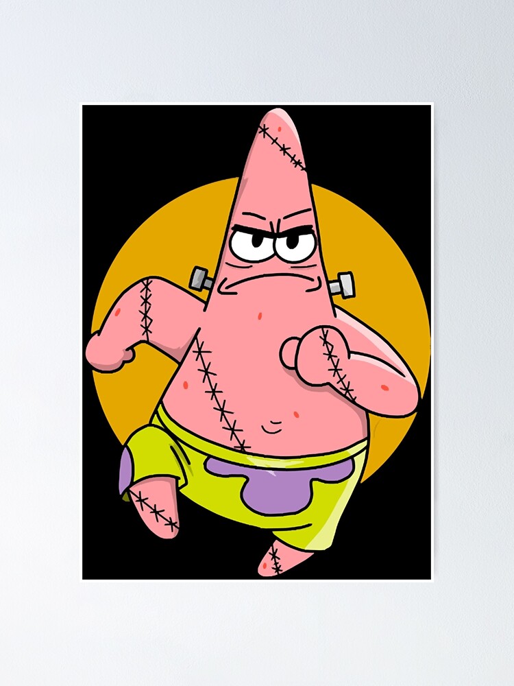 "Patrick Star " Poster for Sale by MillsteinRie | Redbubble