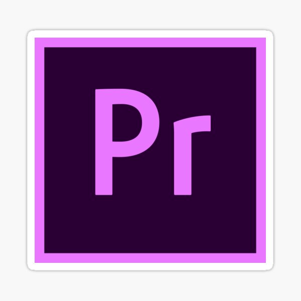 "Premiere pro Sticker" Sticker for Sale by Ghazal112 | Redbubble