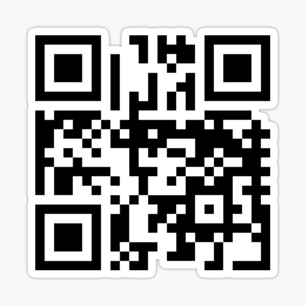 "Qr Code Meme Funny" Sticker for Sale by teenoushh | Redbubble