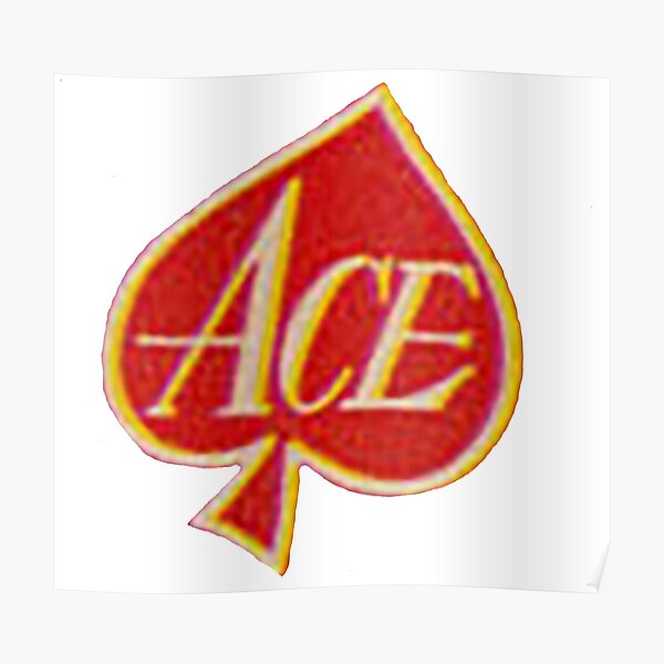 "Ace, Red Ace, Playing Card, Ace Comics," Poster by Nostrathomas66 ...