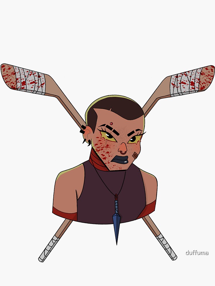 "Casey Jones (Rottmnt)" Sticker for Sale by duffuma | Redbubble