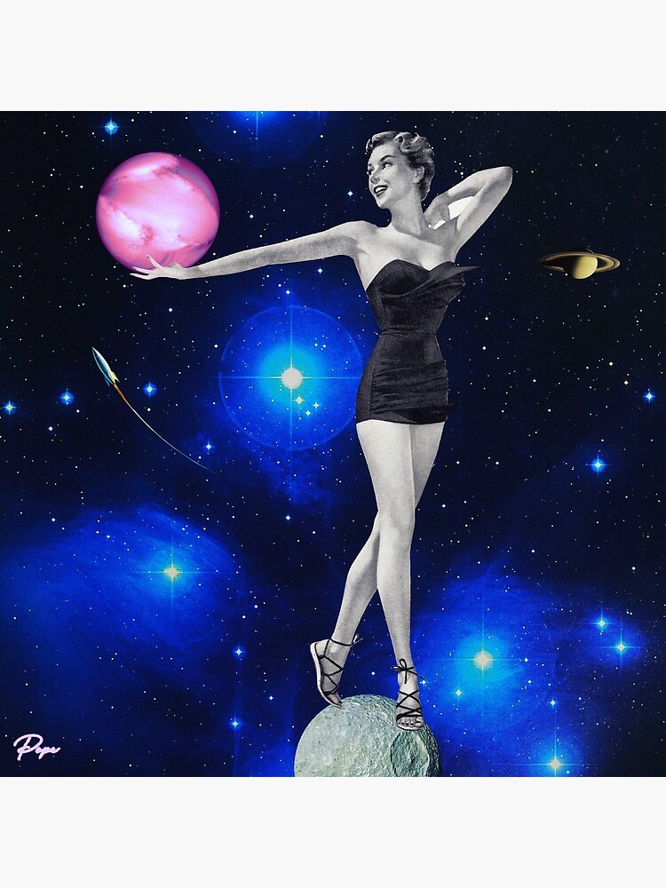 "Space Lady" Poster for Sale by 80sboyart | Redbubble
