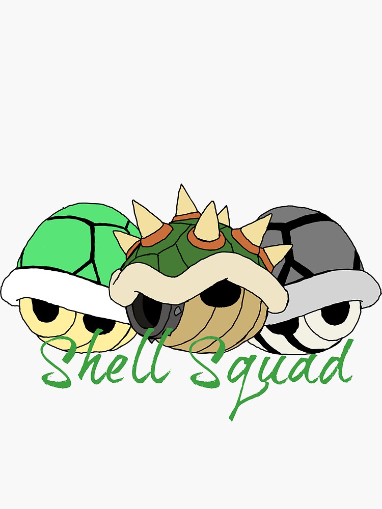 "Shell squad racing team" Sticker for Sale by murilega | Redbubble