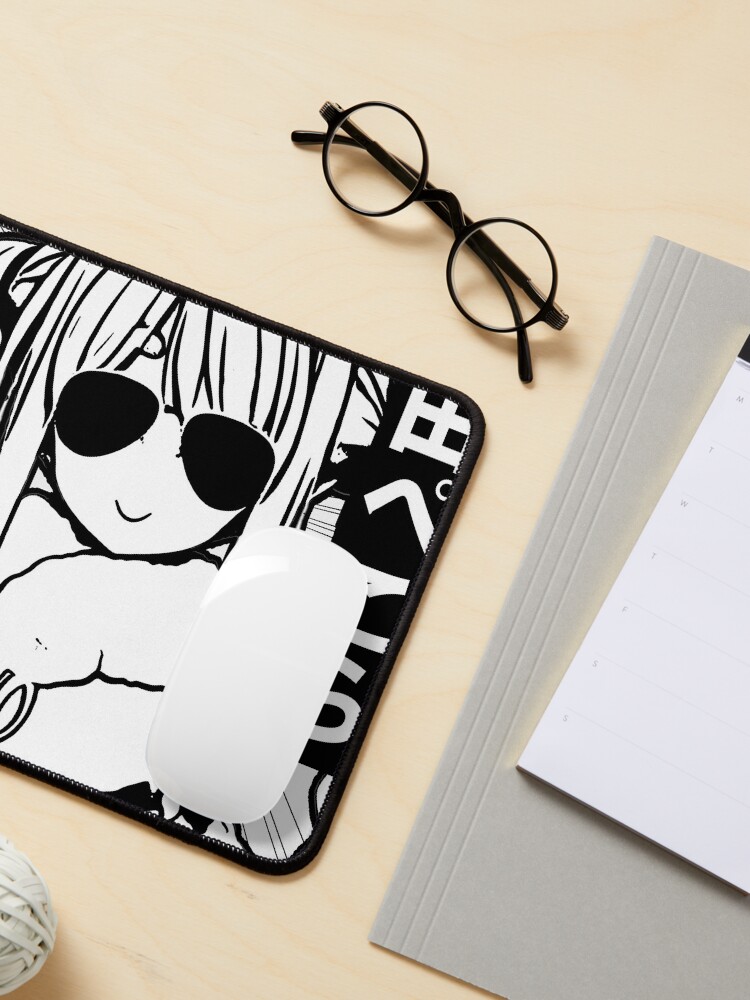 "Hololive Usada Pekora Obey Black & White" Mouse Pad for Sale by UDTee ...