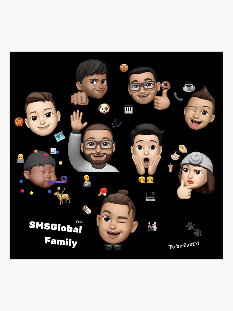 "SMSG Tech Family v2" Sticker for Sale by ivygaogao | Redbubble