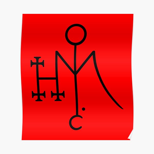 "Moloch Demon sigil" Poster for Sale by OmelaOccult | Redbubble
