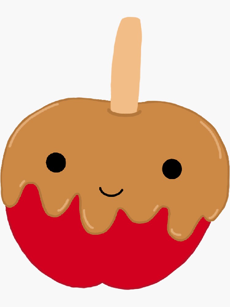 "Caramel Apple" Sticker for Sale by ccoolaid | Redbubble