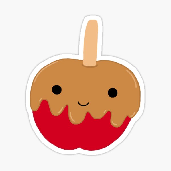 "Caramel Apple" Sticker for Sale by ccoolaid | Redbubble
