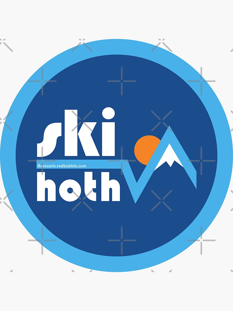 "Ski Hoth" Sticker for Sale by floresarts | Redbubble