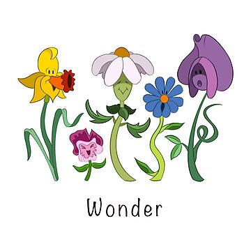 "Wonderland Flowers" Sticker for Sale by jelberrie | Redbubble