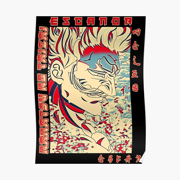 "The seven deadly sins - Escanor" Poster by Arjuna-Ireng | Redbubble