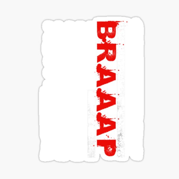 "Braaap Vintage USA American Flag Motocross" Sticker for Sale by ...