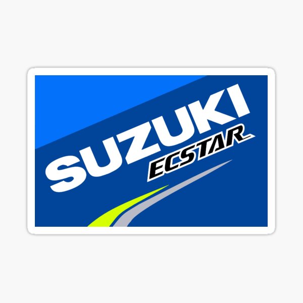 "RACING - "SUZUKI ECSTAR" LOGO" Sticker for Sale by devivlee | Redbubble