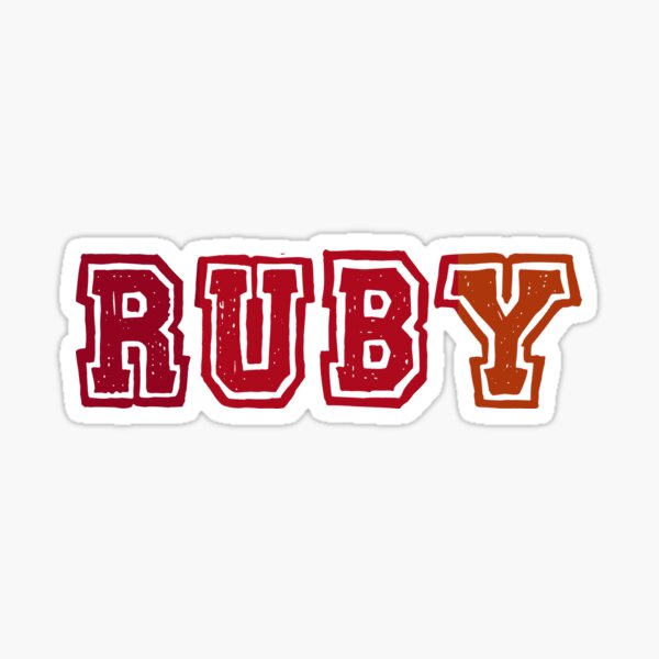 Ruby Name Tag Gifts & Merchandise | Redbubble
