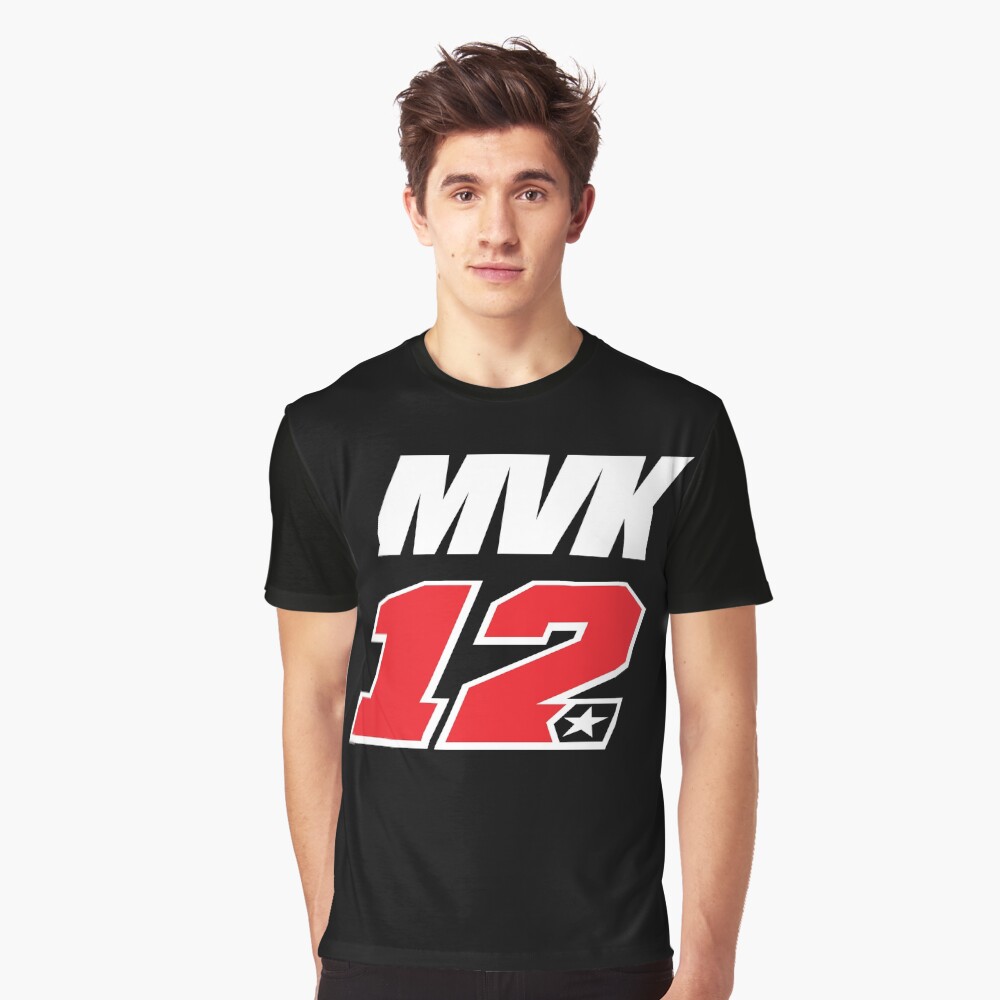 "Maverick Viñales MVK 12" T-shirt for Sale by EazyTeezy | Redbubble ...
