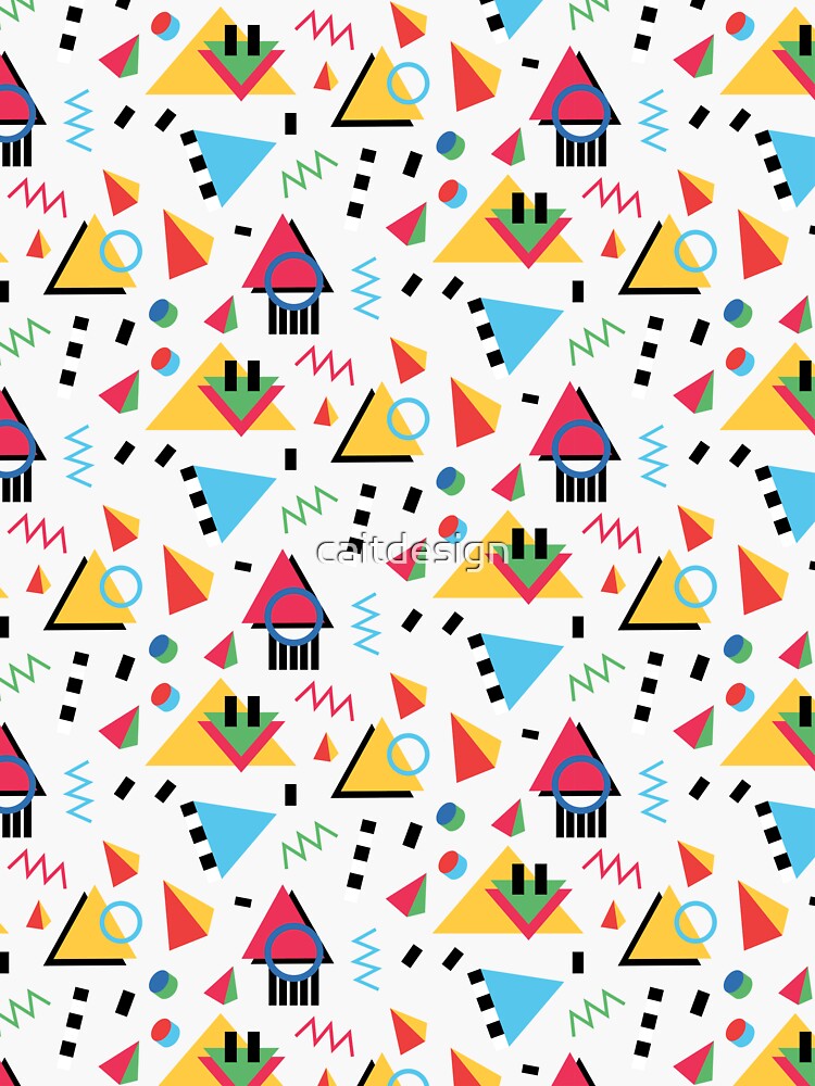 "Memphis Style/90s style" Sticker by caitdesign | Redbubble