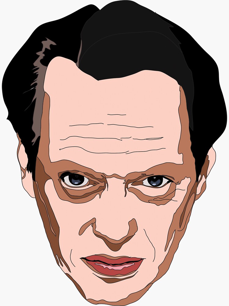 "Steve Buscemi" Sticker for Sale by addafancyname | Redbubble