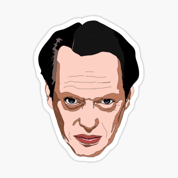 "Steve Buscemi" Sticker for Sale by addafancyname | Redbubble