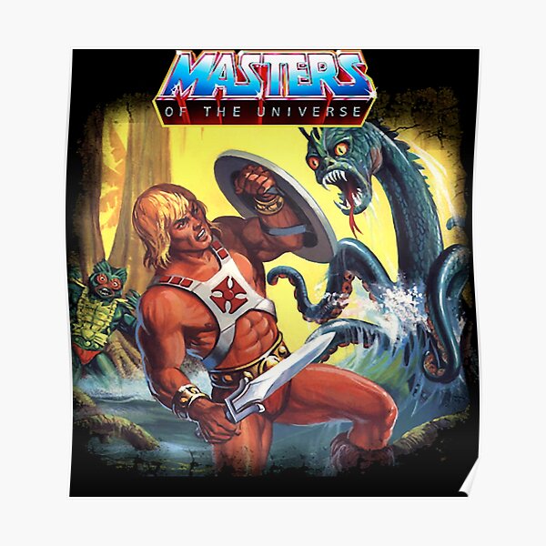 "He man fighting" Poster for Sale by CharlestonCindy | Redbubble