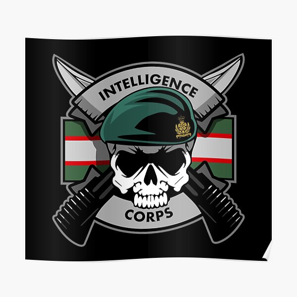 "Intelligence Corps" Poster for Sale by StrongVlad | Redbubble