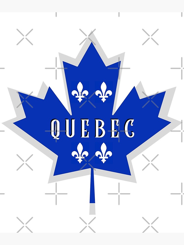 "Quebec Maple Leaf" Poster for Sale by FedSherDesign | Redbubble