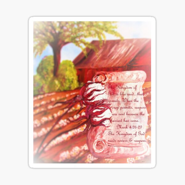 "The Kingdom of God" Sticker for Sale by EloiseArt | Redbubble