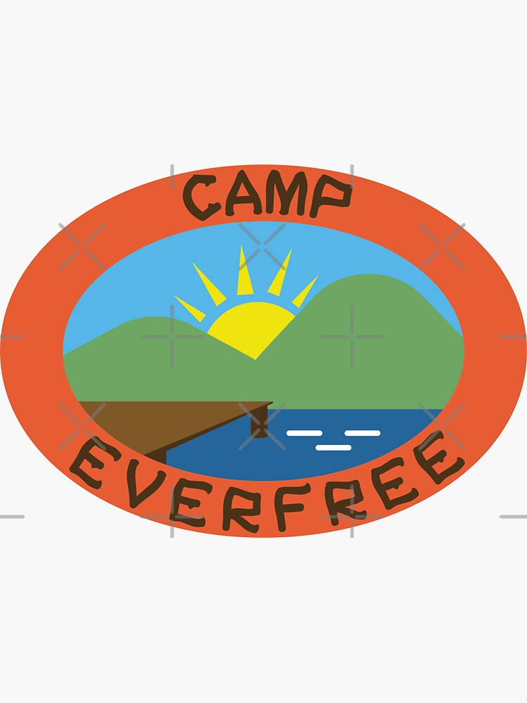 "Camp Everfree" Sticker for Sale by samohtlion | Redbubble