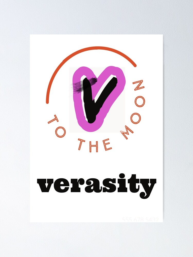 "verasity Logo" Poster for Sale by KINGS1981 | Redbubble