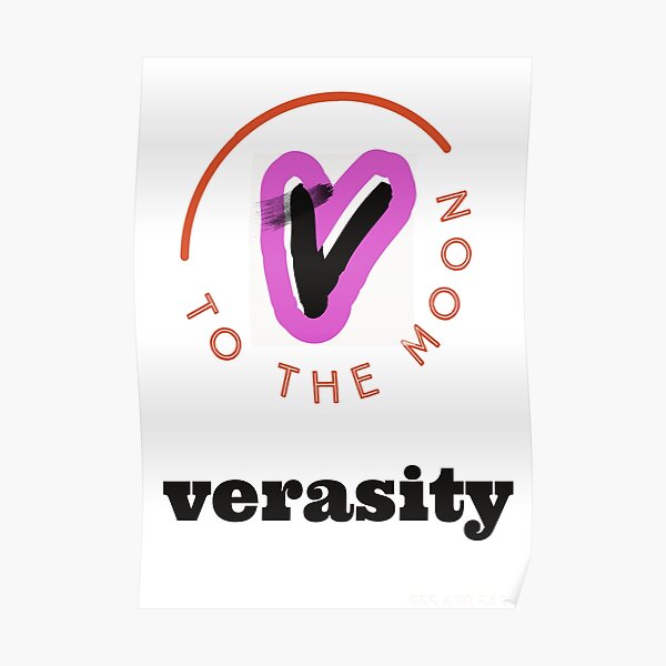 "verasity Logo" Poster for Sale by KINGS1981 | Redbubble