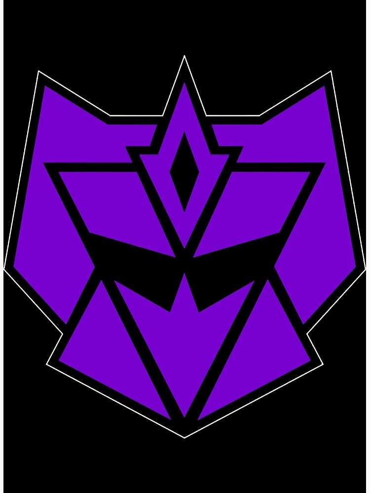 "Transformers Generation 2 Decepticon Logo Symbol " Poster for Sale by ...
