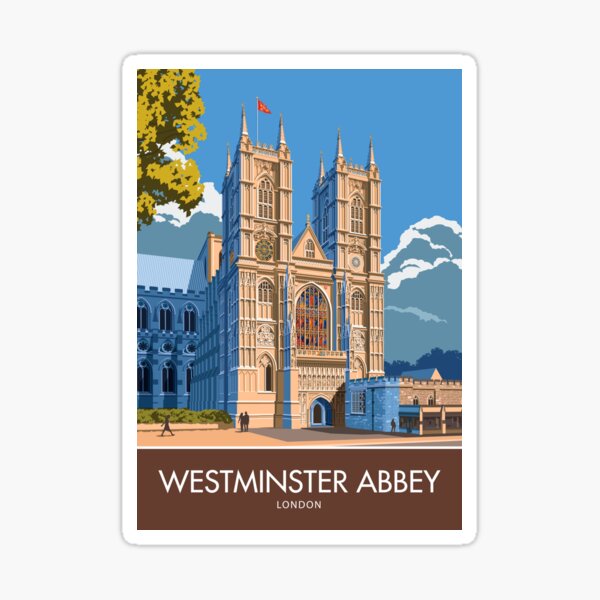 "Westminster Abbey, London" Sticker by smillership | Redbubble