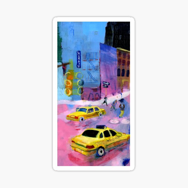 "Downtown" Sticker by OllieLett | Redbubble