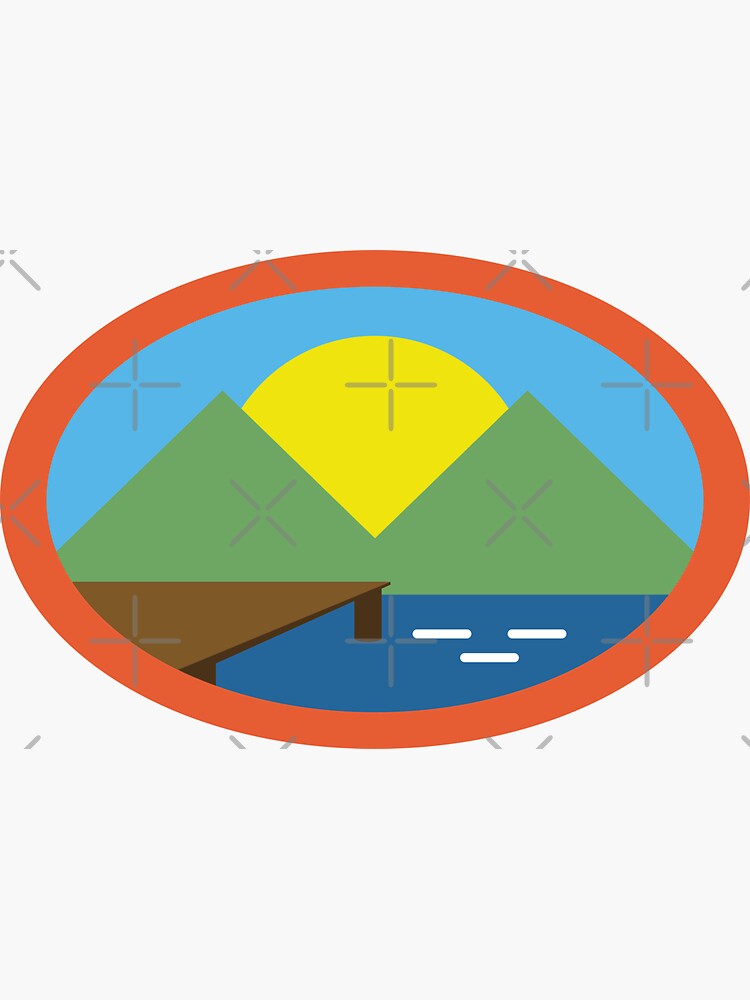 "Camp Everfree Simple Logo" Sticker for Sale by samohtlion | Redbubble