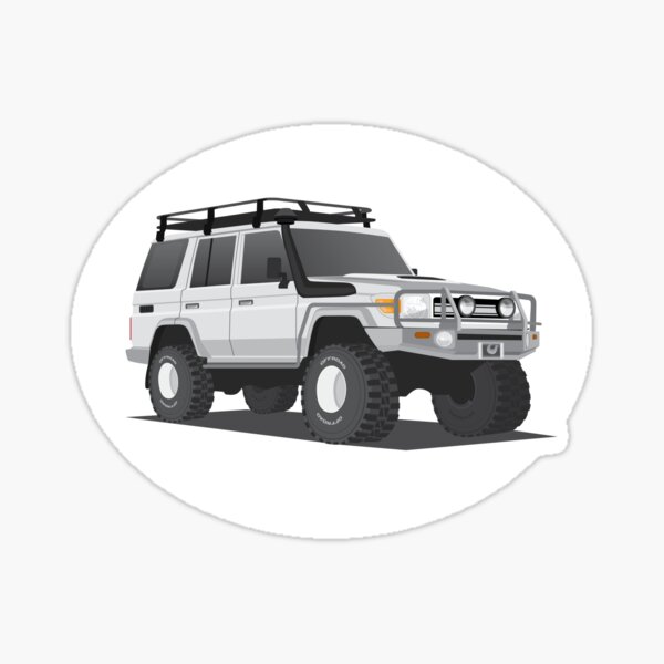 Landcruiser Stickers | Redbubble