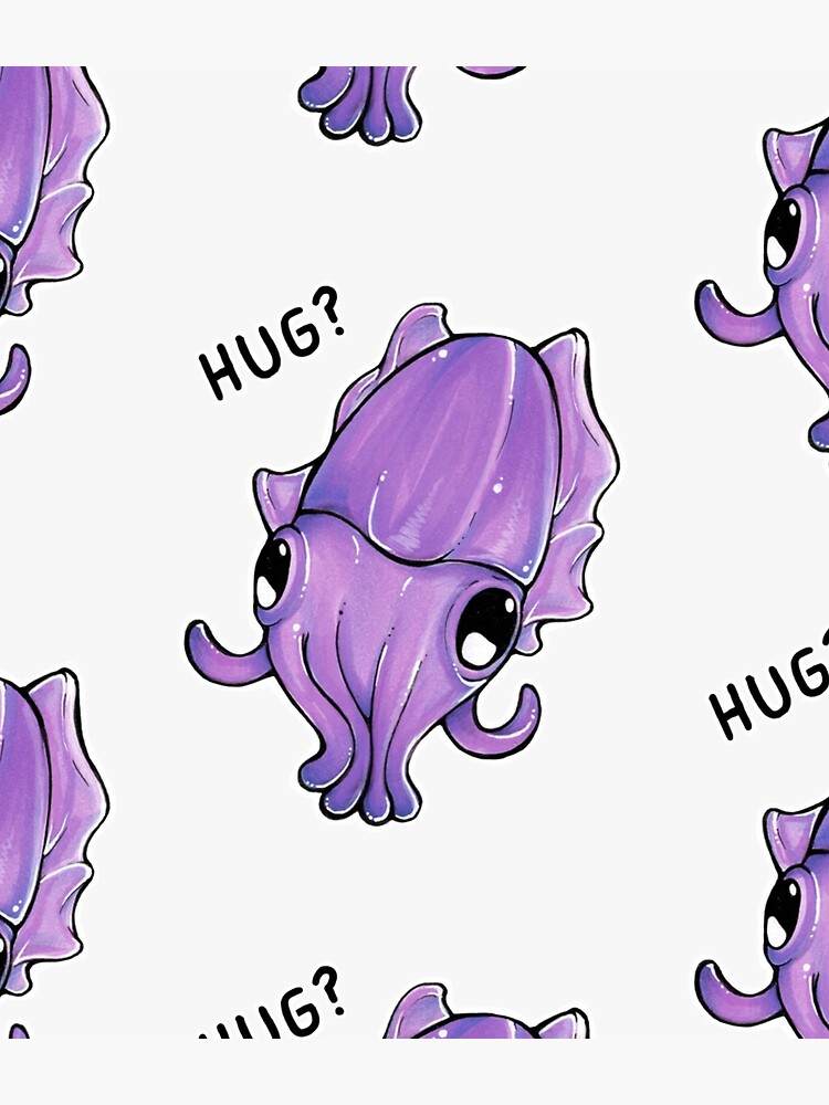Hug The Cuttlefish| Perfect Gift Backpack Designed & Sold By Hedonist ...