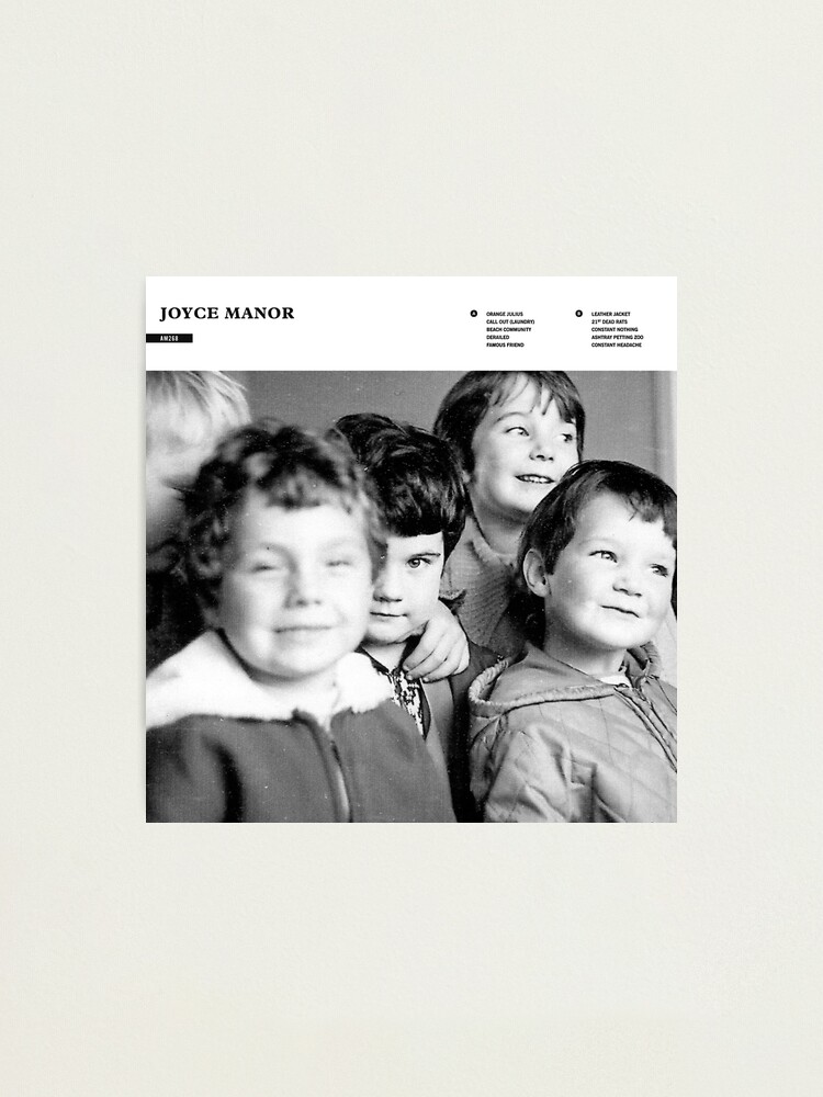 "Joyce Manor - Joyce Manor album art" Photographic Print by cullenders ...