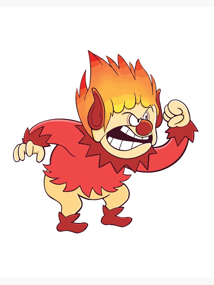 " Heat Miser Fire" Art Board Print for Sale by wrongcamouflage | Redbubble