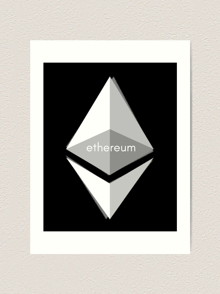 "Ethereum White Logo" Art Print for Sale by OC3projects | Redbubble