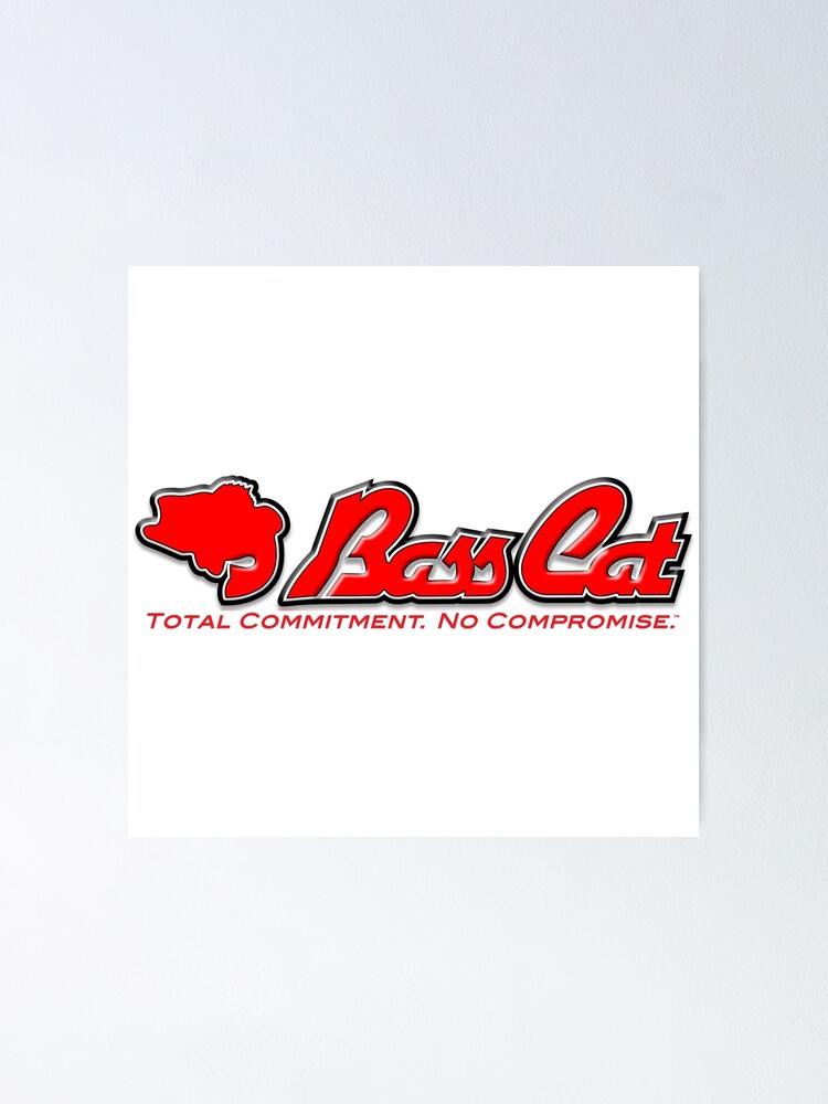 "BASS CAT BOATS" Poster for Sale by IgnaceBani | Redbubble